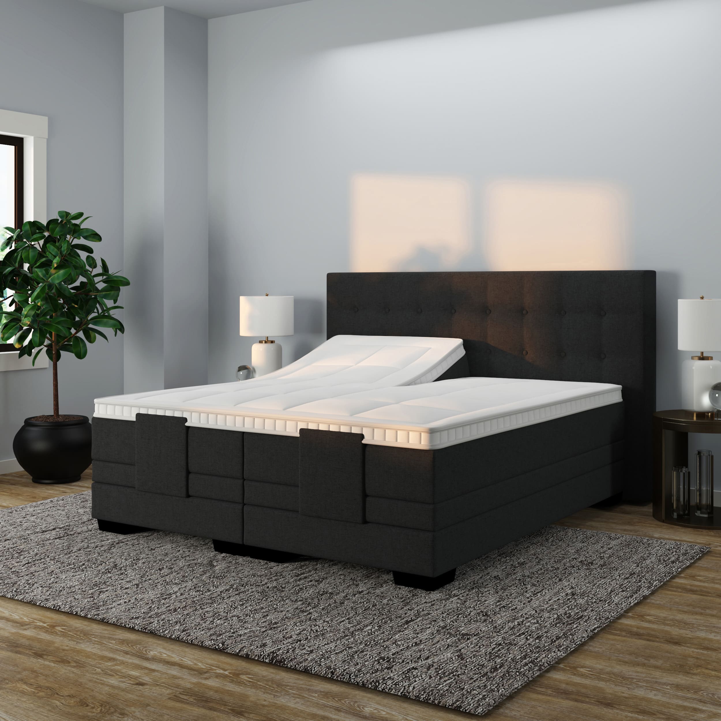 Elektrische boxspring Luxury lissabon koopt u bij BoschBedding