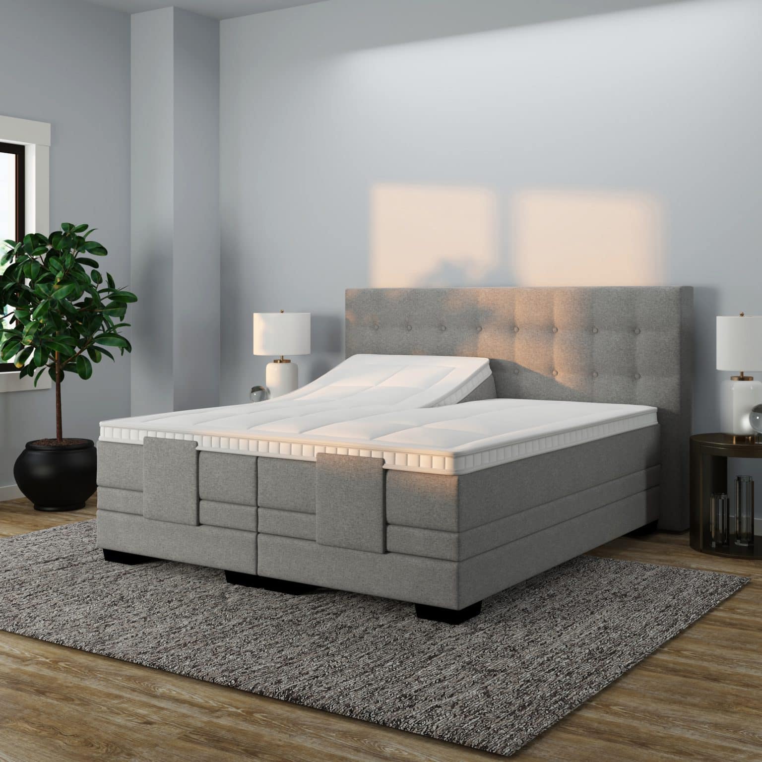 Elektrische boxspring Luxury lissabon koopt u bij BoschBedding