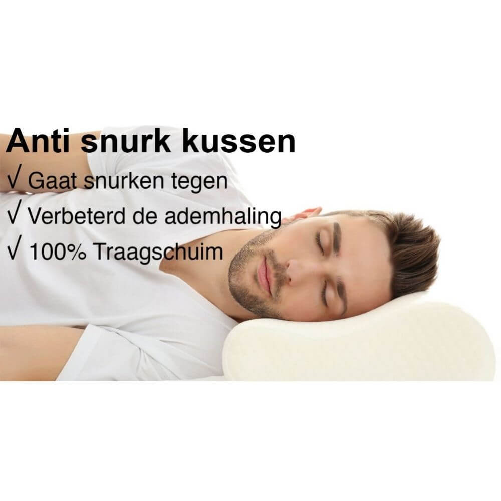 Anti-snurk traagschuim kussen kopen?