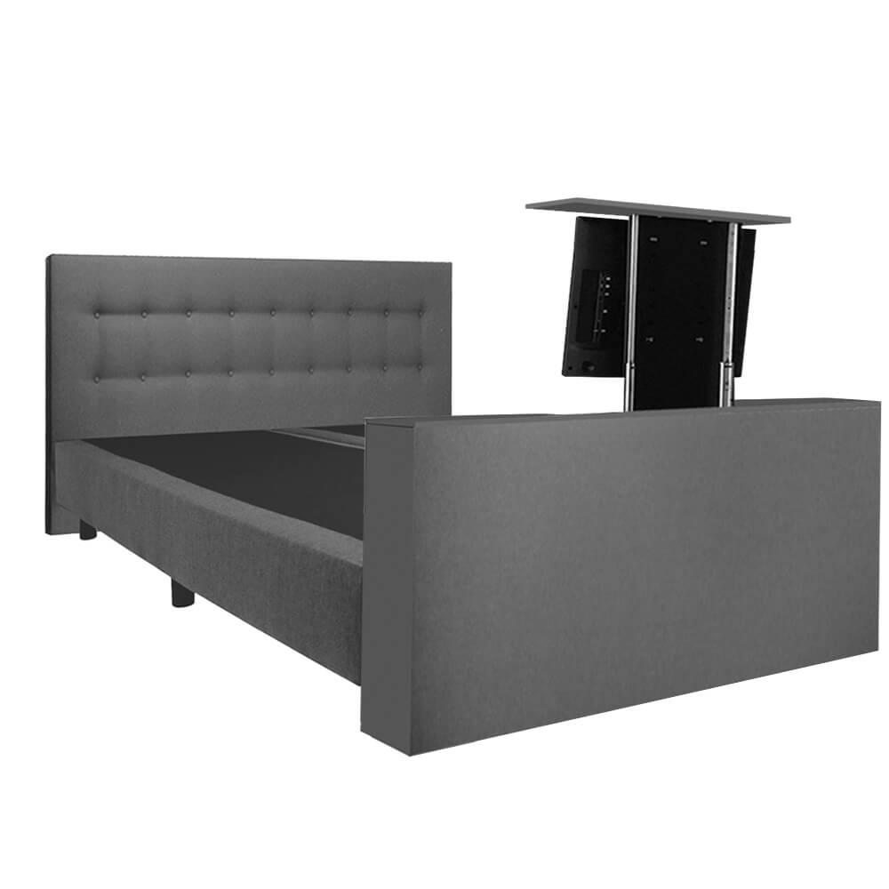 Bedframe met tv lift store