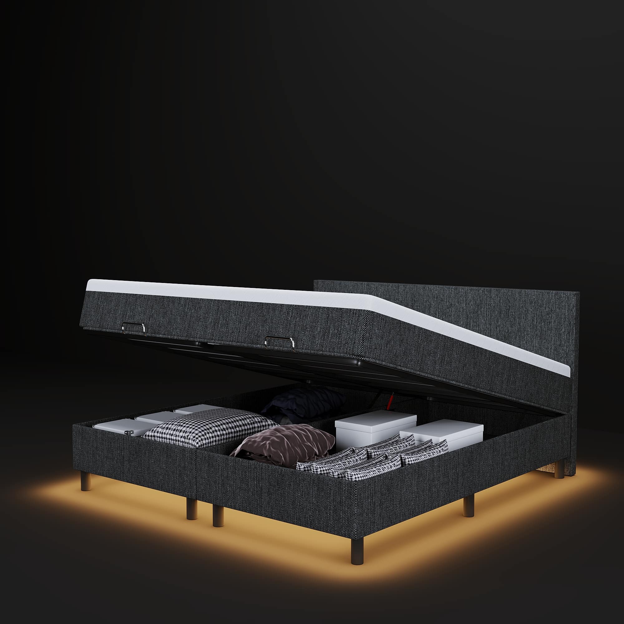Black Friday Boxspring met Opbergruimte koopt u bij BoschBedding