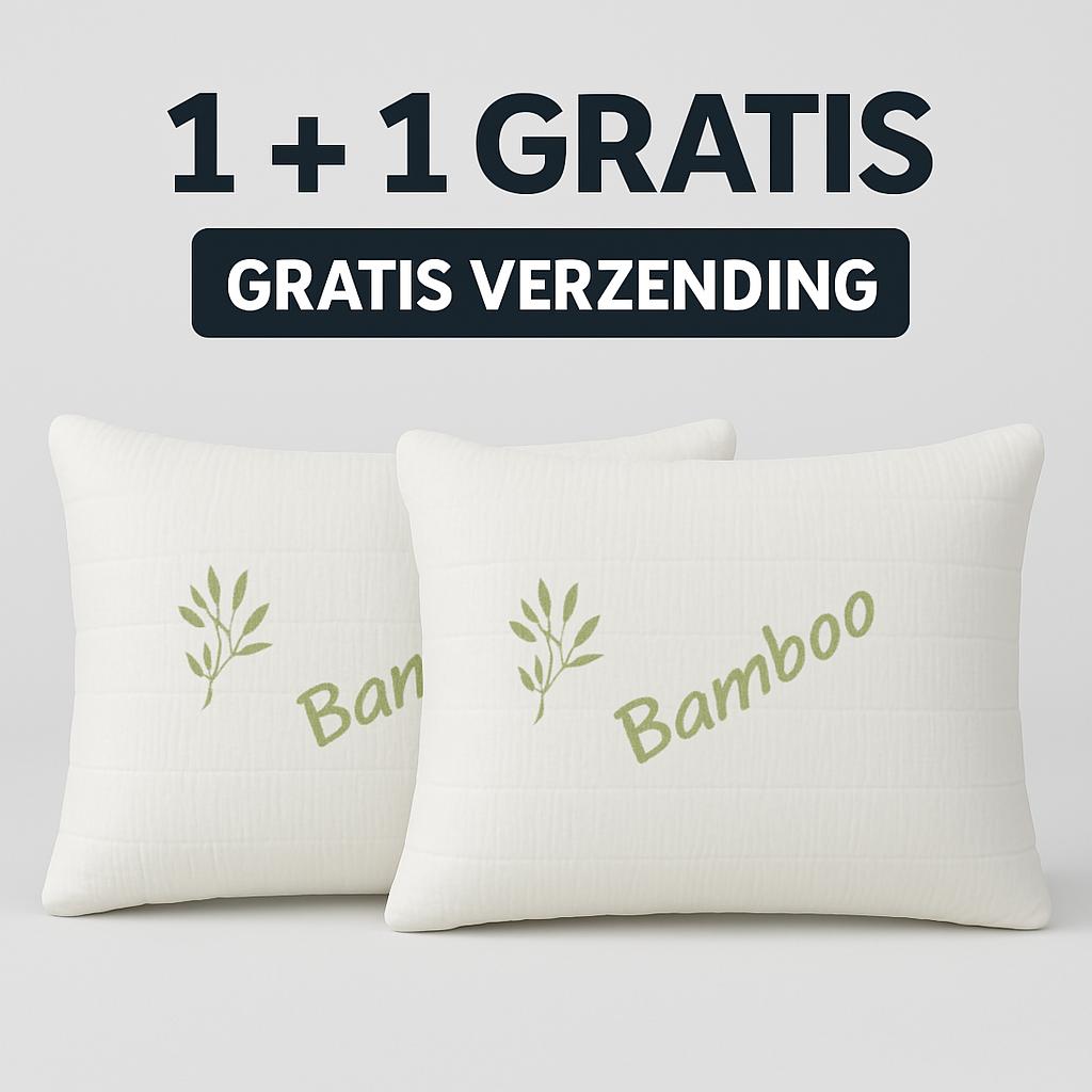 Bamboe Kussen kopen? | 2 Voor €39 + Gratis Verzending